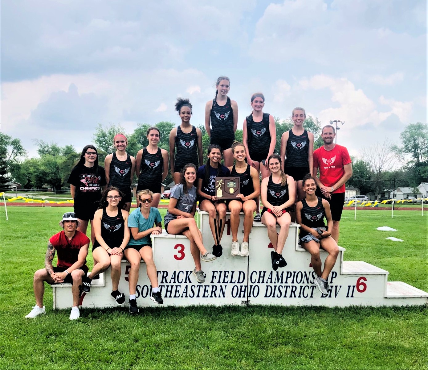 CHS girls track and field wins district championship